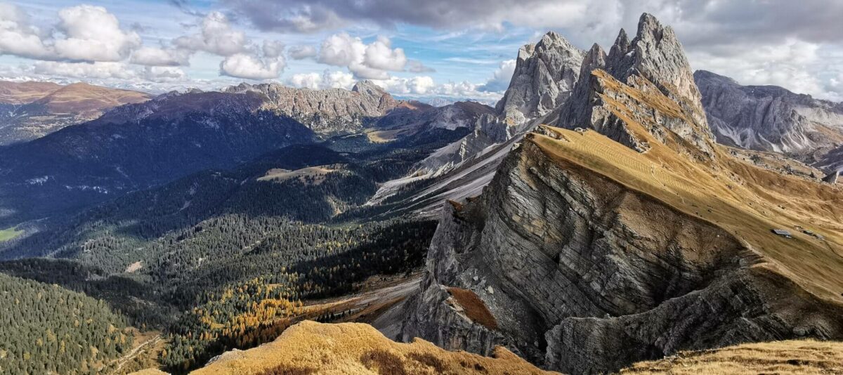 Wanderung zur Seceda in Südtirol